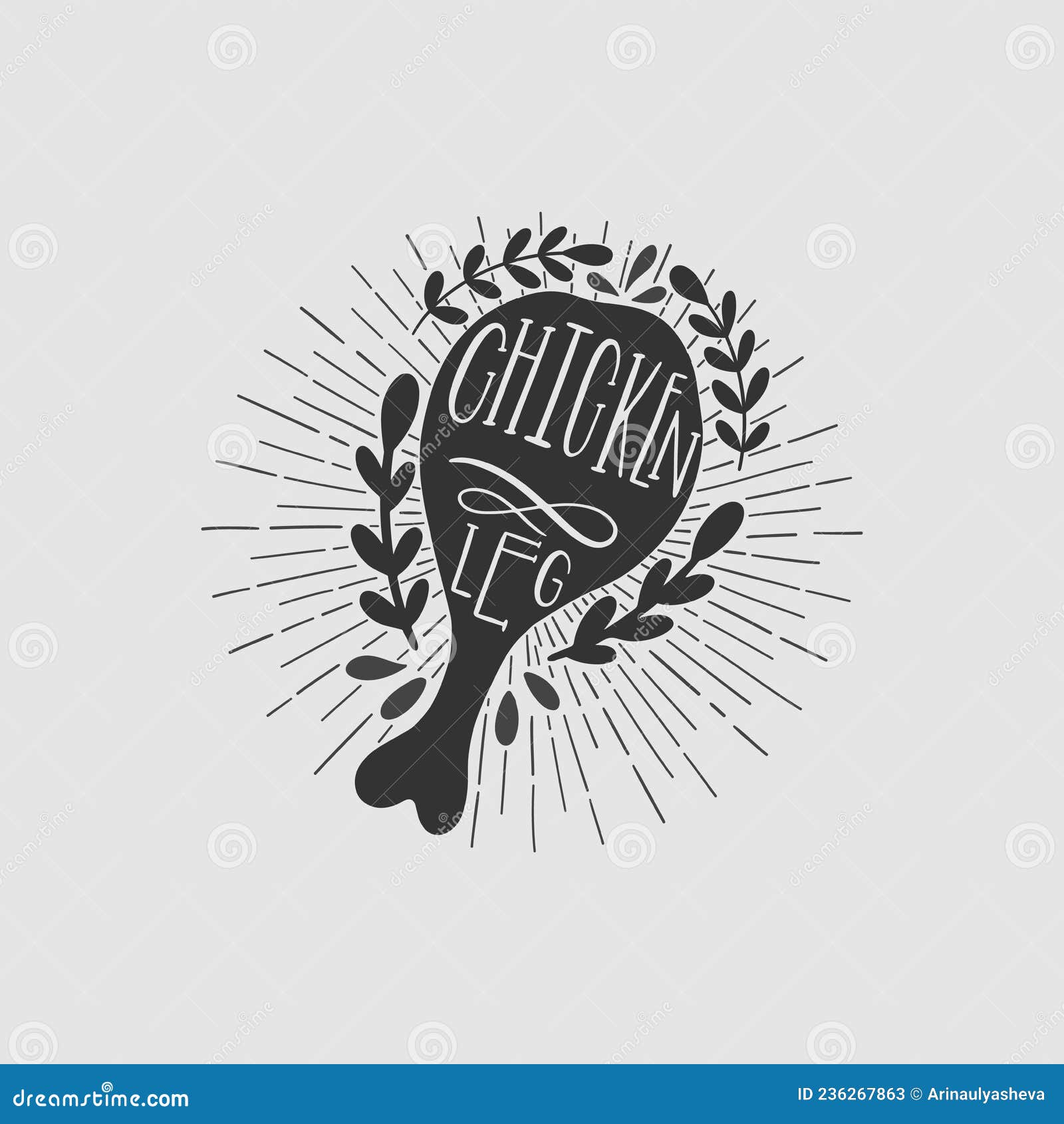 Shape Logo Design.Hand Drawn Graphic Abstract.Element Isolated in White ...