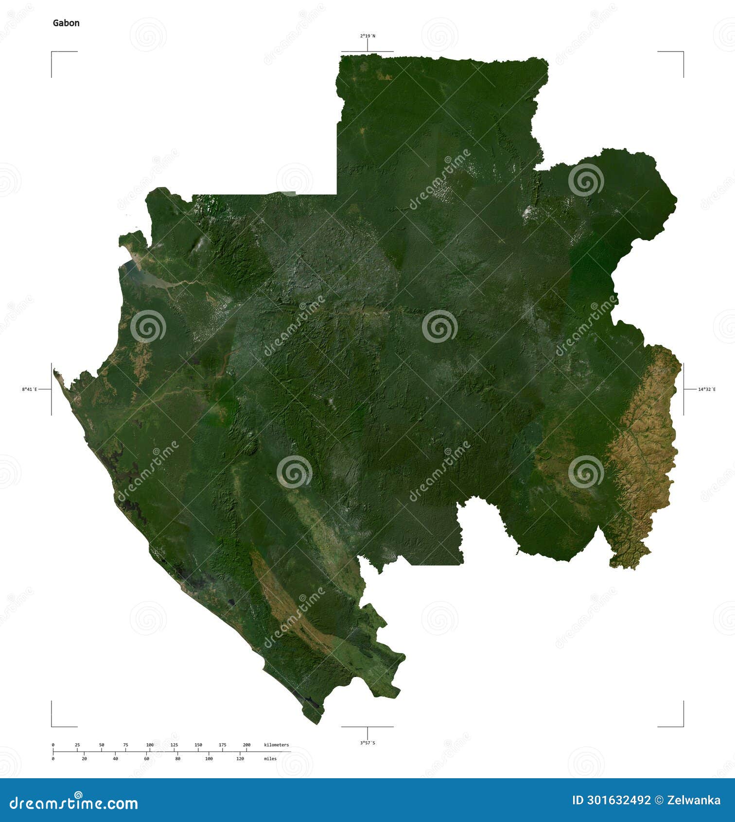 Gabon Shape Whith Country Names Word Cloud In Multiple Languages. Gabon ...