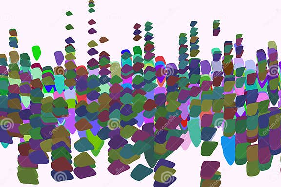Shape Of Mixed Abstract Background Pattern Design Effect Repeat