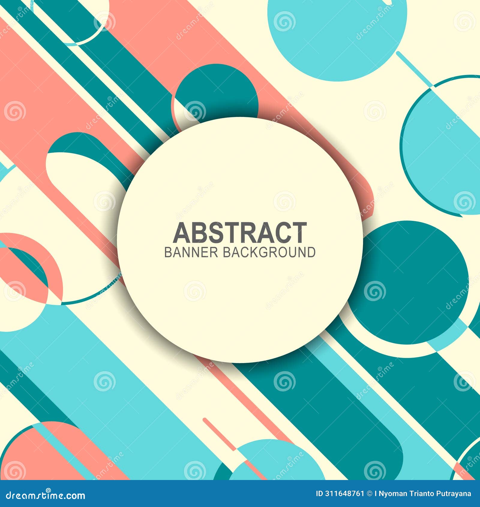 Shape Modern Banner Background Stock Vector - Illustration of bright ...