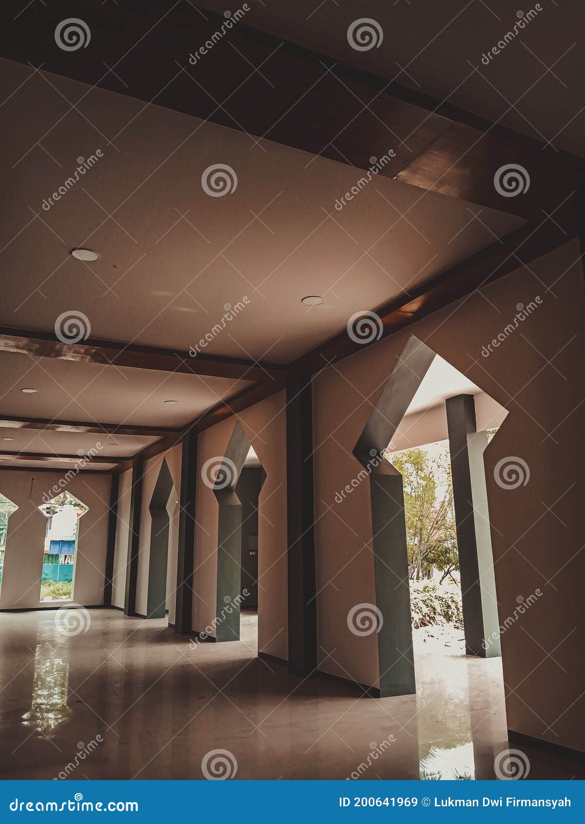 The shape of the mosque stock image. Image of wall, ceiling - 200641969