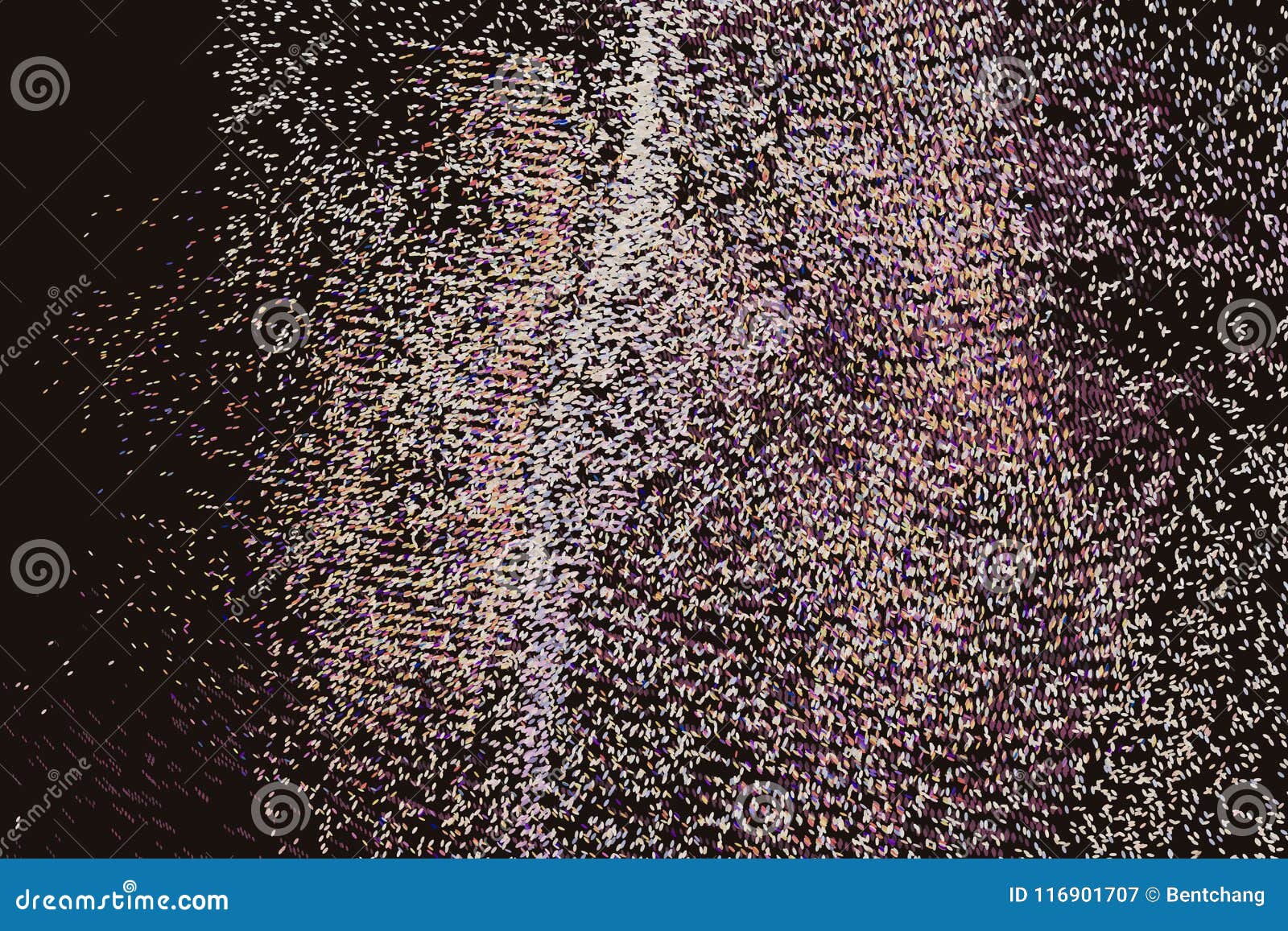 Shape of Motion, Particle or Random, Abstract Background Pattern. Cover ...