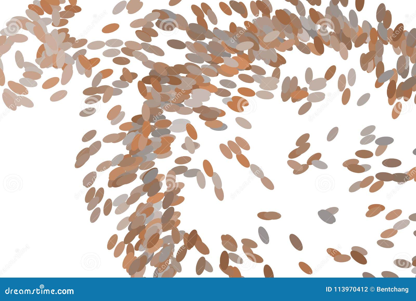 Shape of Motion, Particle or Random, Abstract Background Pattern. Shape ...