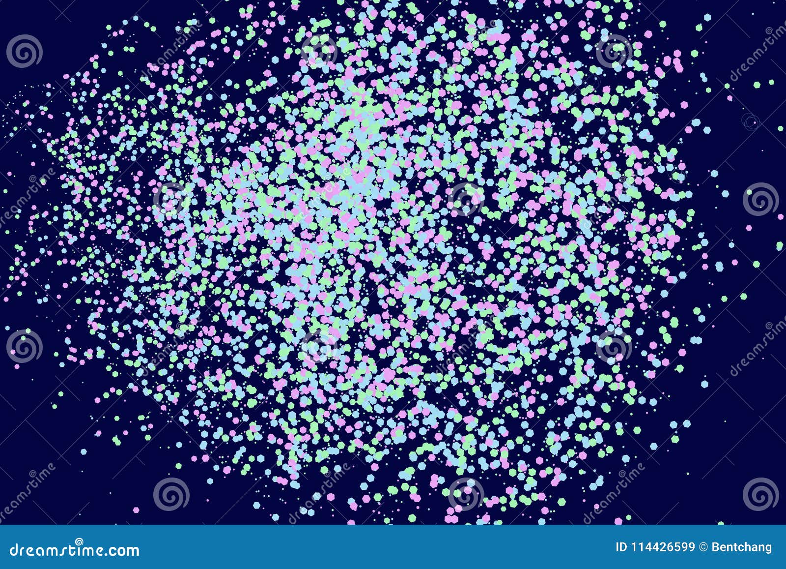Shape Of Motion Particle Or Random Abstract Background Pattern 2433