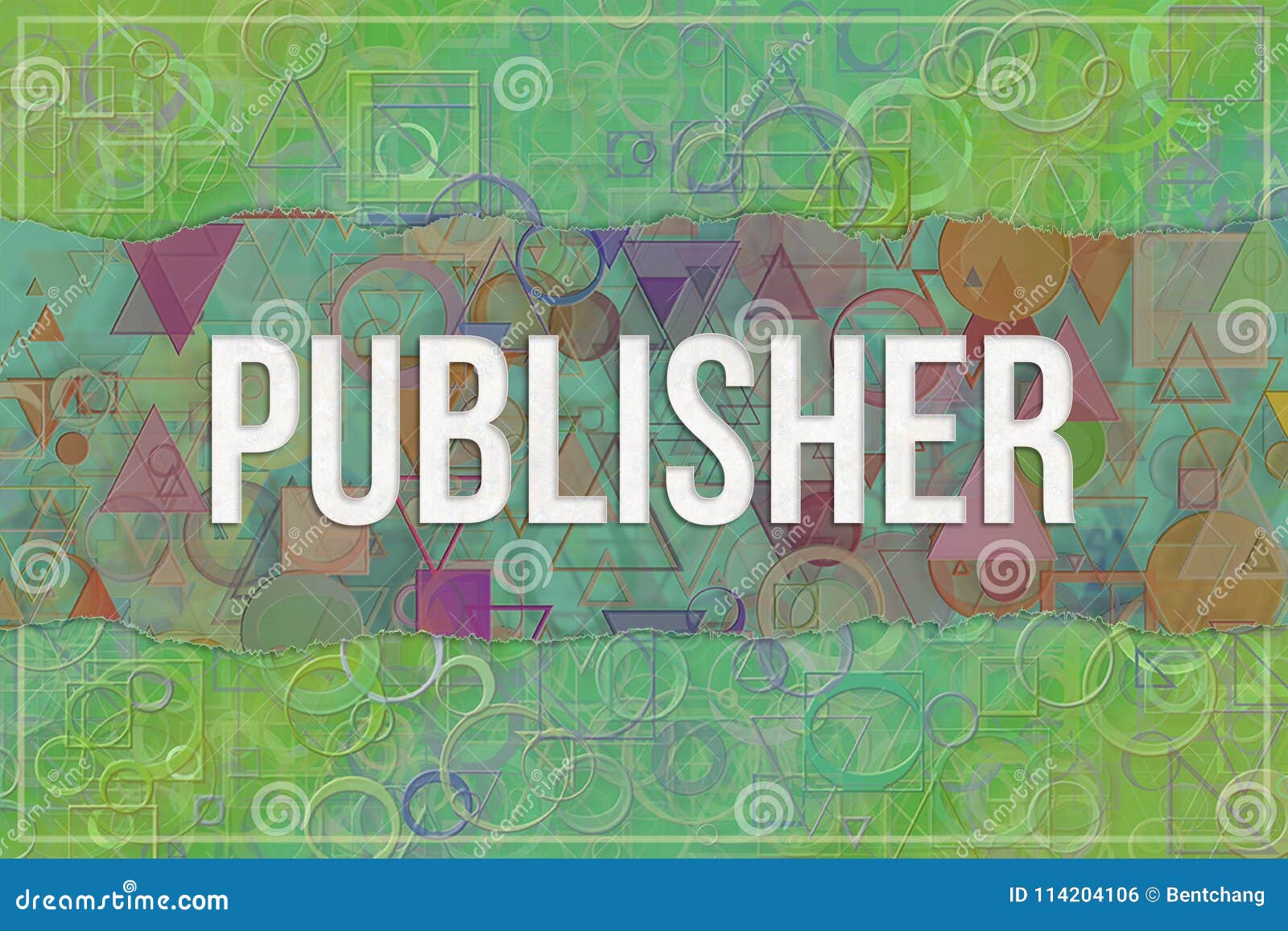 Shape Pattern Artistic Abstract Background. Caption, Information ...