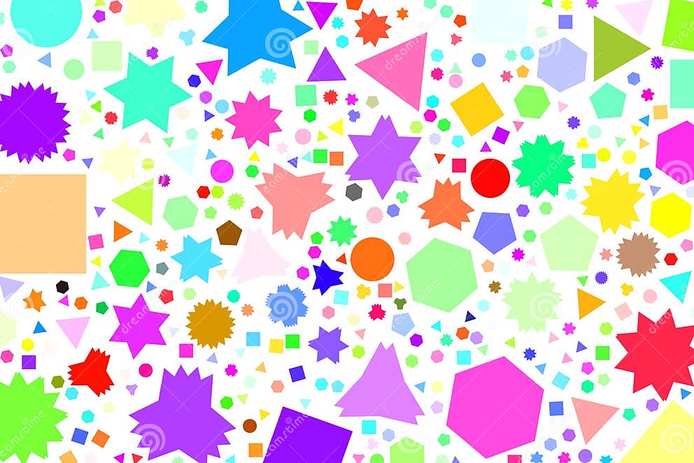 Shape Pattern Background, for Graphic Design. Stock Vector ...