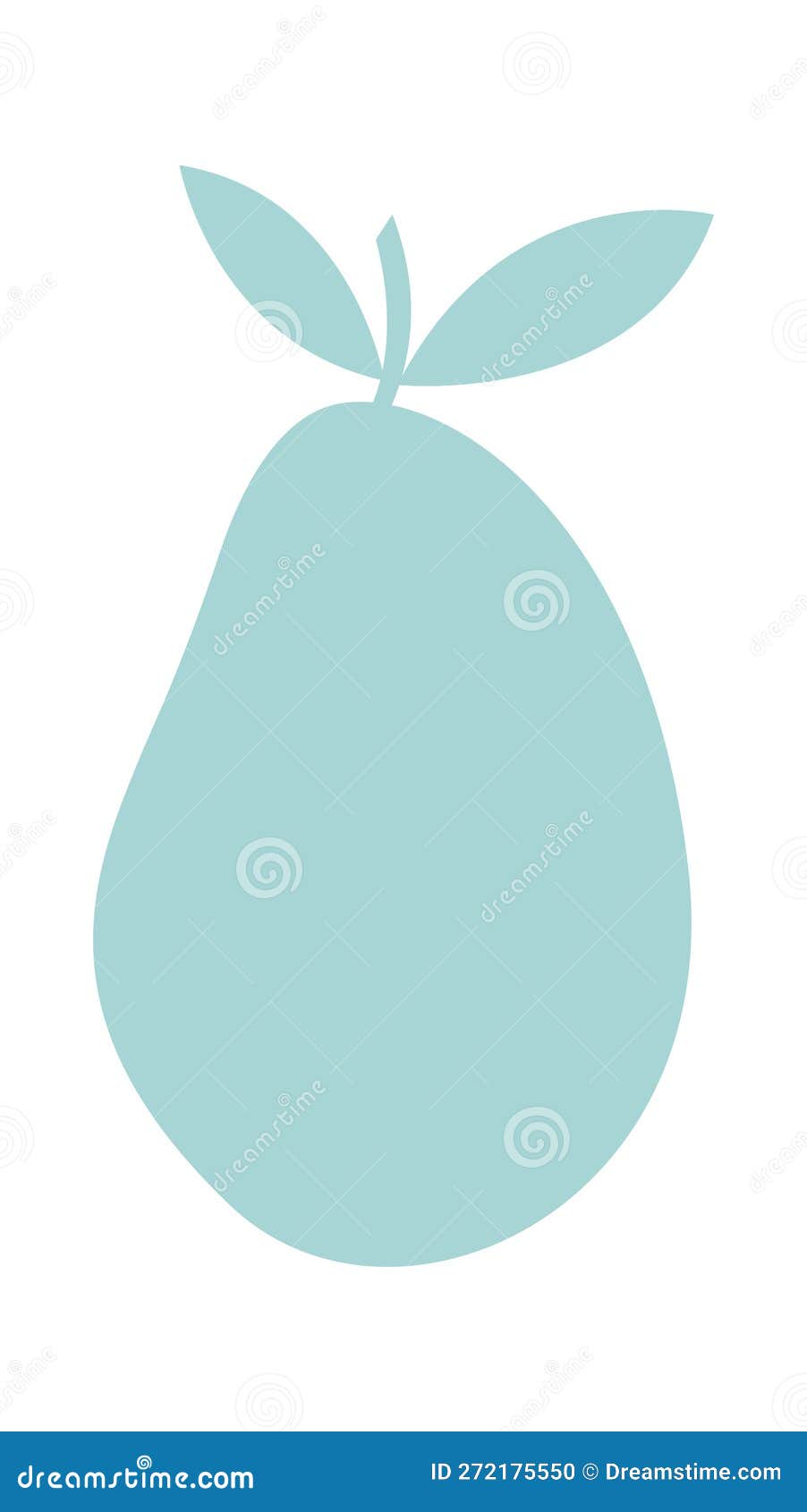 Shape of pear fruit stock vector. Illustration of cocktail - 272175550