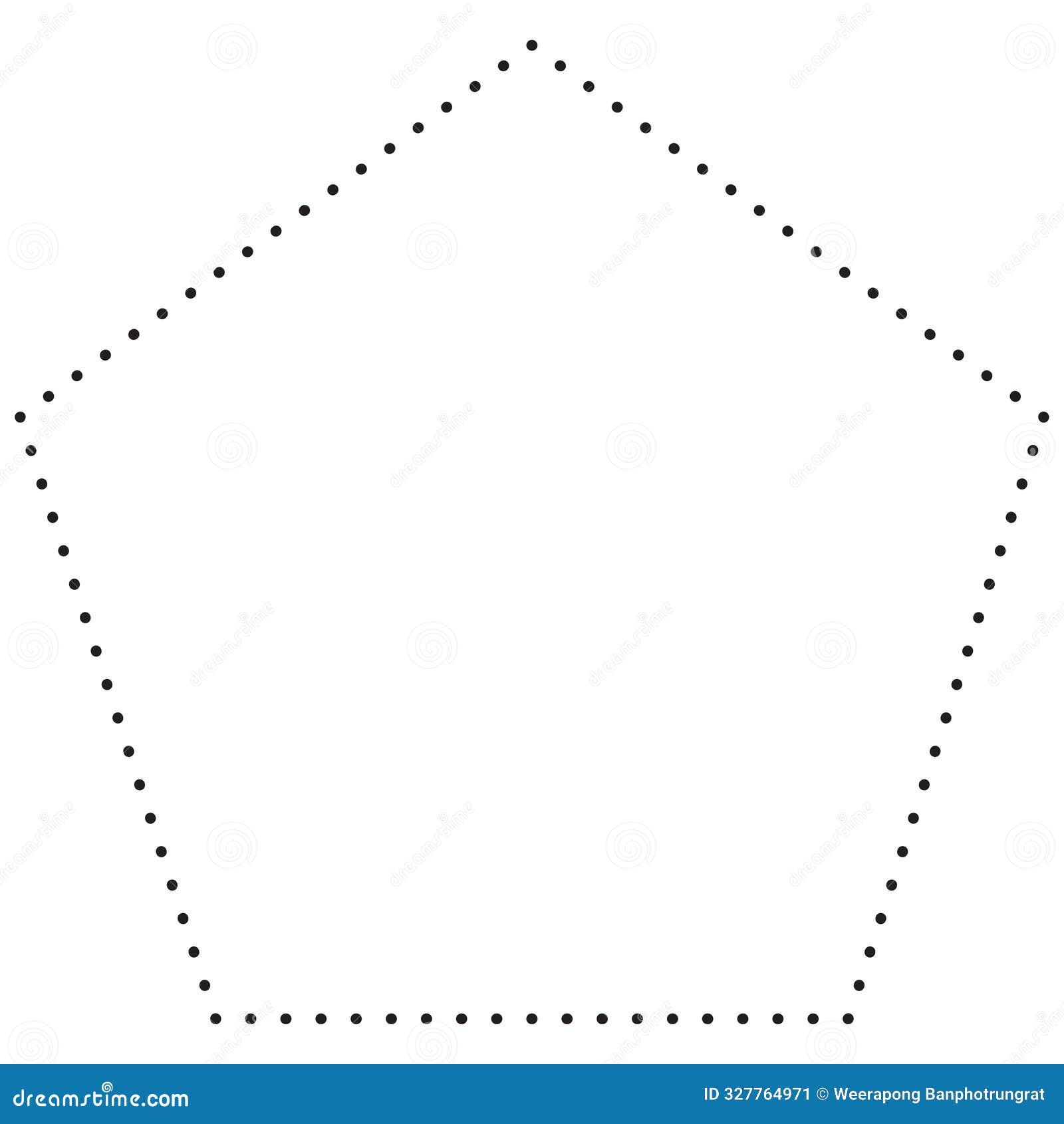 Pentagonal Frame Cartoon Vector | CartoonDealer.com #35699093