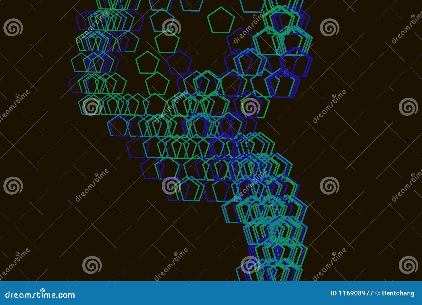 Shape of Pentagon, Abstract Background Pattern. Texture, Concept ...