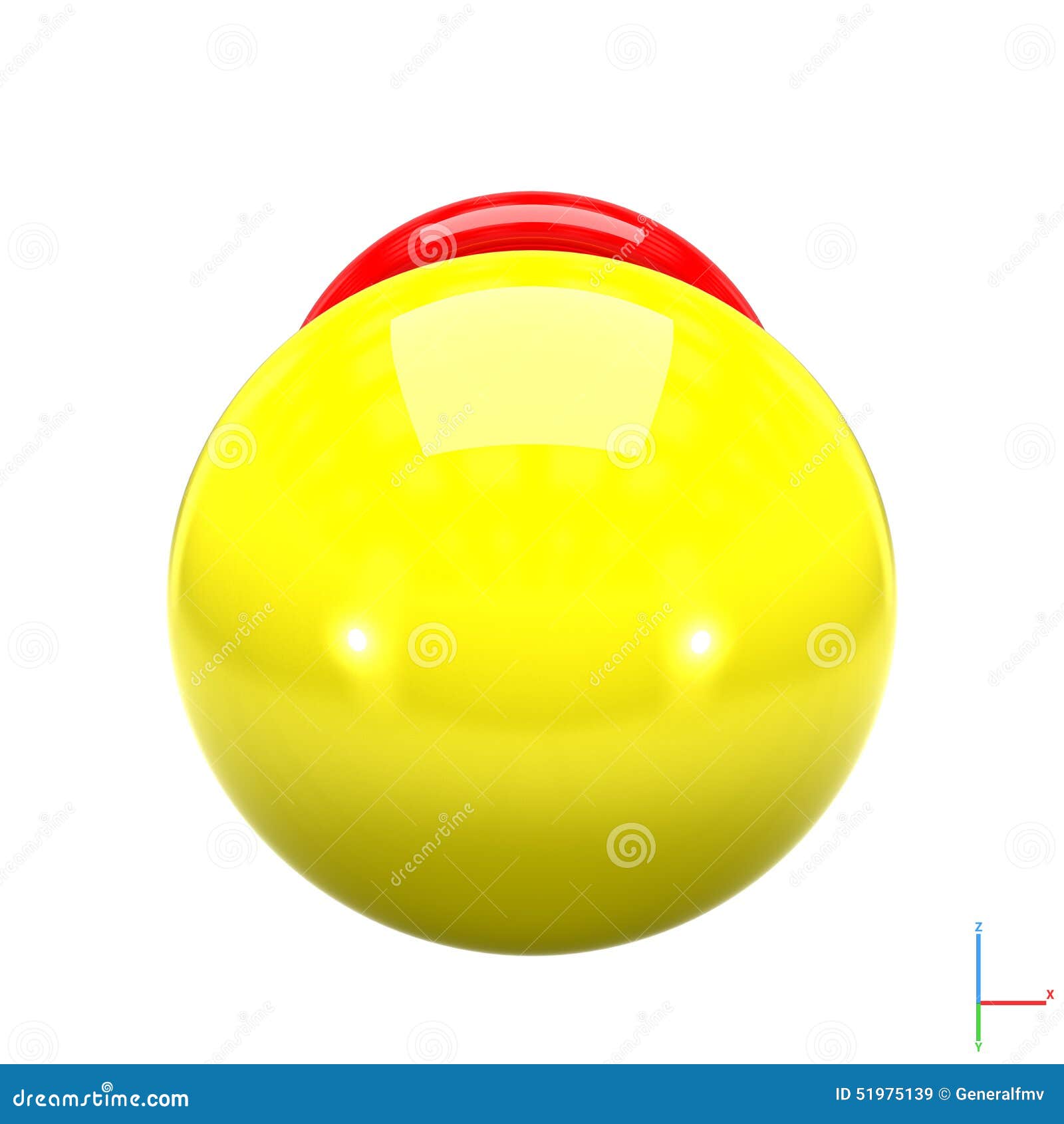 Shape of the 4py Atomic Orbital on White Background Stock Illustration ...