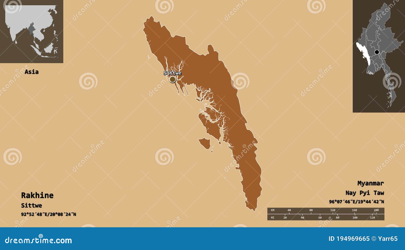 Rakhine, State of Myanmar,. Previews. Pattern Stock Illustration ...