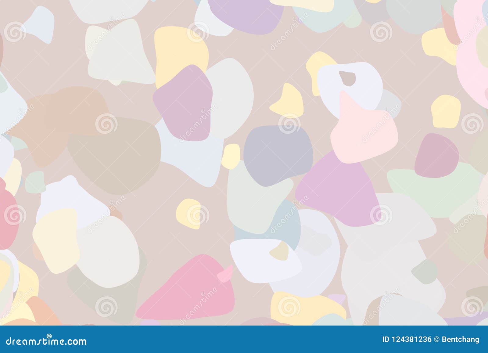 Shape of Random Rounded Shapes, Abstract Geometric Background Pattern ...