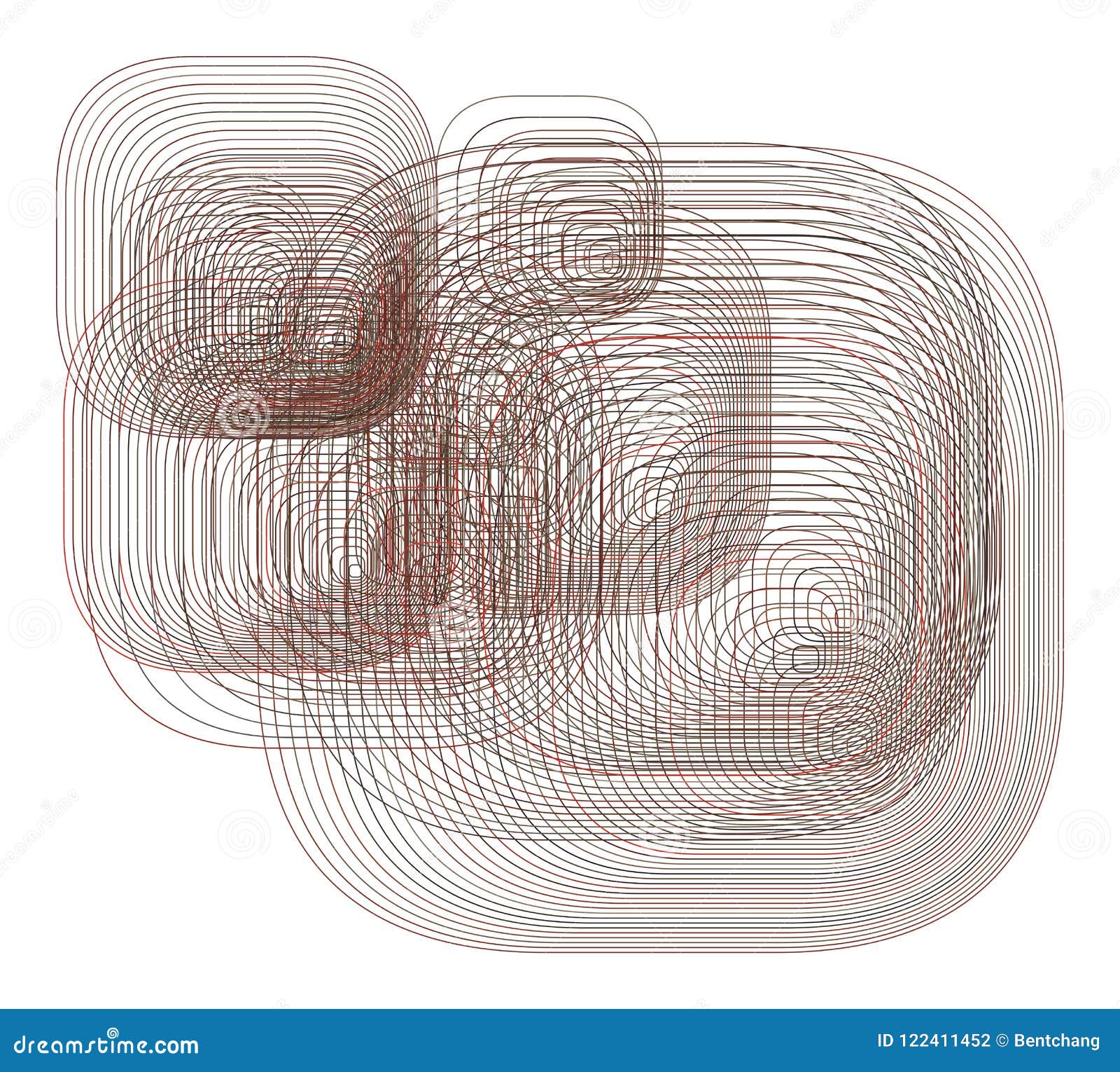 Shape of Rounded Rectangle, Abstract Geometric Background Pattern ...