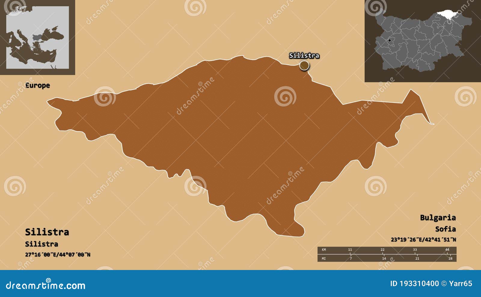 Silistra, Province of Bulgaria,. Previews. Pattern Stock Illustration ...
