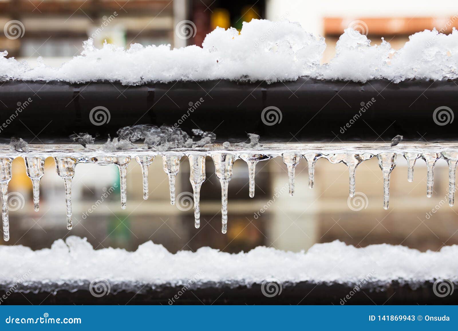 Shape of snow melting stock image. Image of drop, outdoor - 141869943