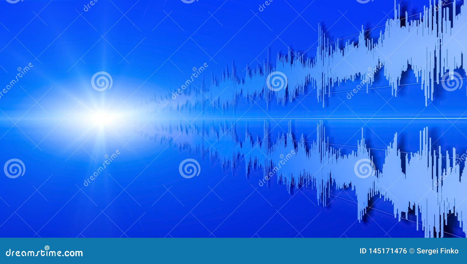 Shape of sound waves stock photo. Image of digital, player - 145171476