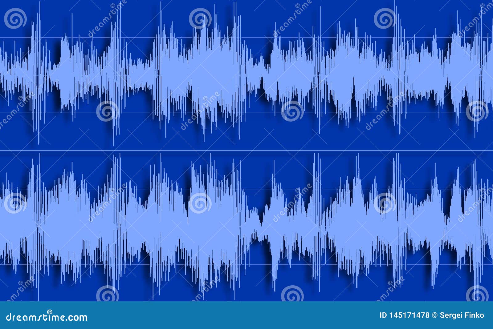 Shape of sound waves stock photo. Image of record, background - 145171478