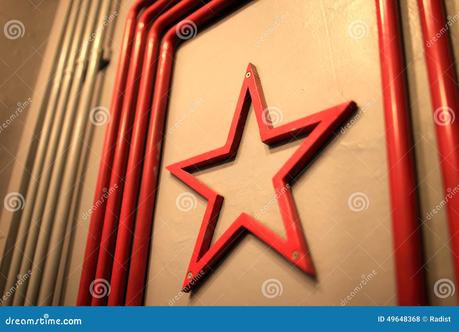Shape of Soviet Union Red Star Stock Photo - Image of russia, color ...