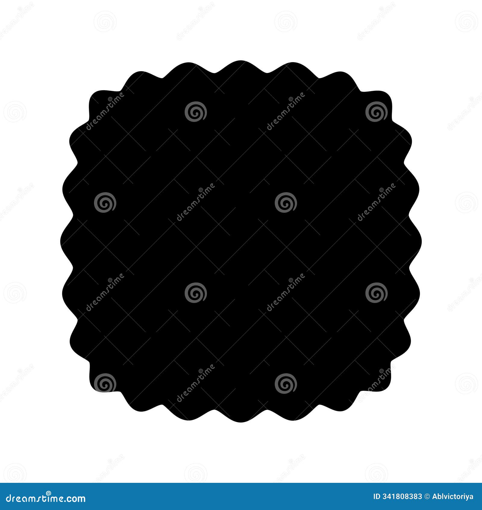 Shape of Square with Rounded Corners or Squircle with Wavy Borders ...