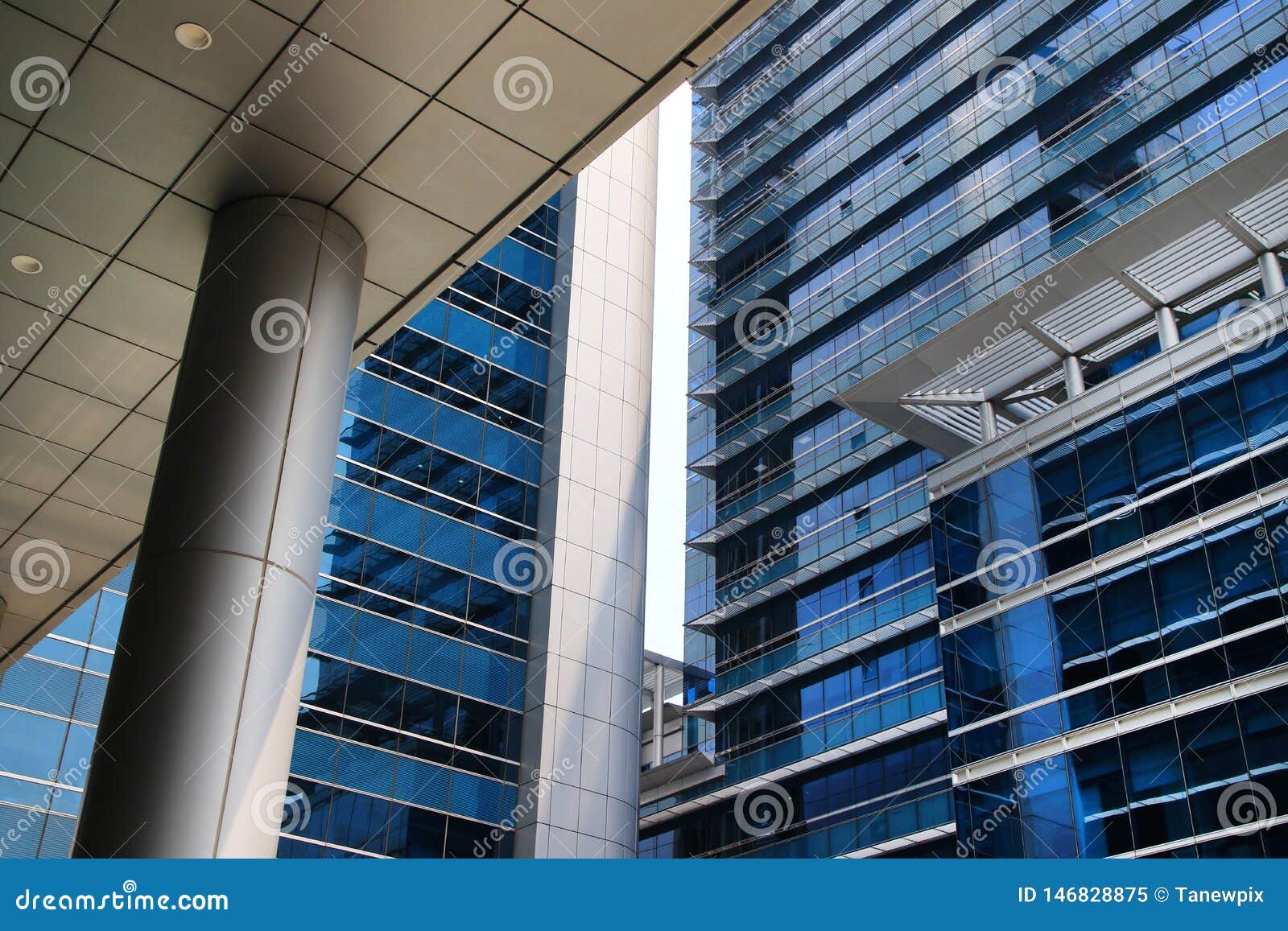 Shape of Structure Building Detail Stock Image - Image of exterior ...