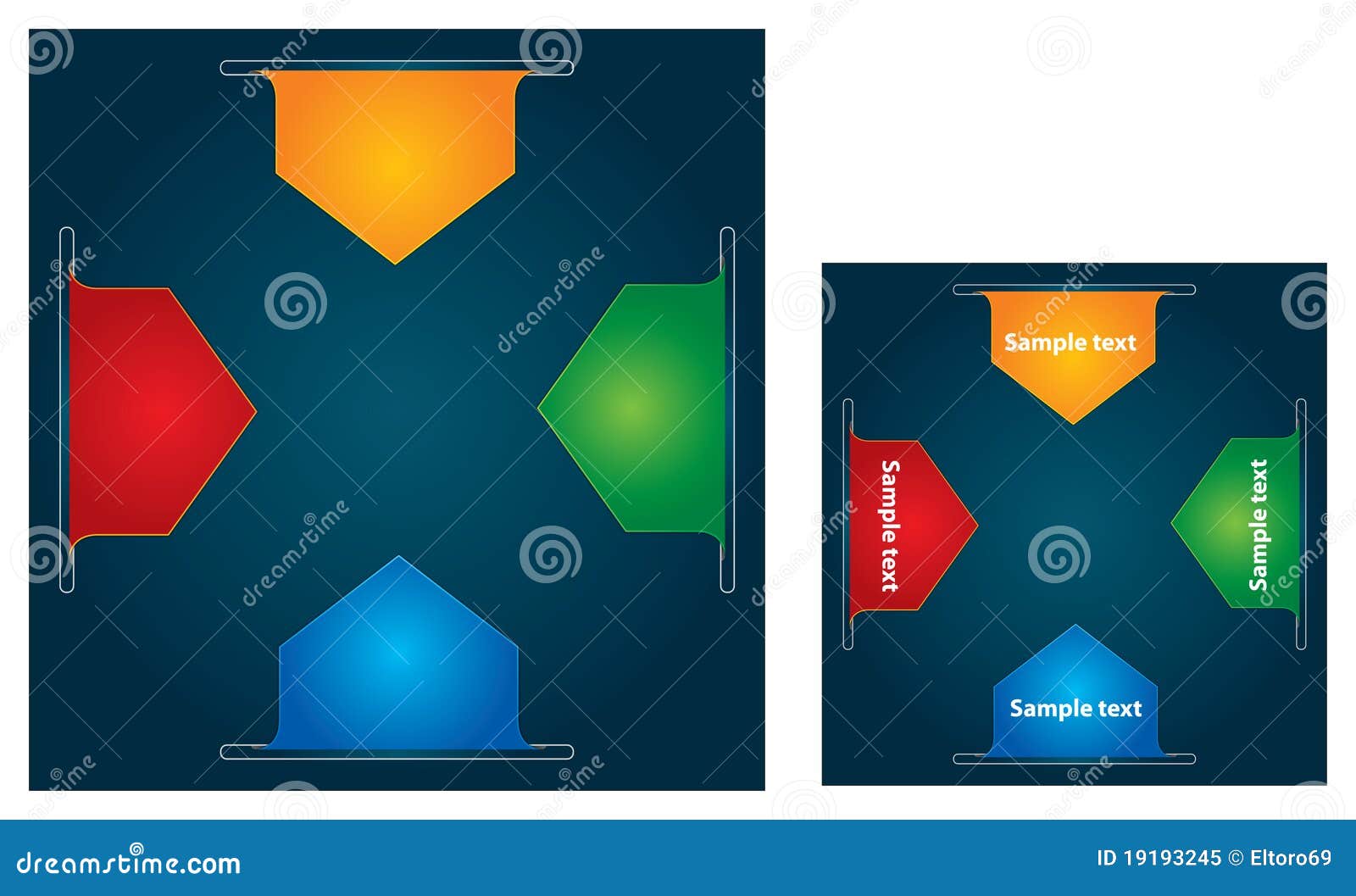 Shape template stock vector. Illustration of template - 19193245