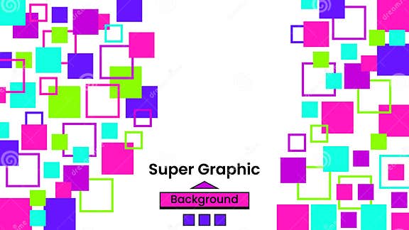 Shape Template Geometric Abstract Background Super Graphic Vector Image ...