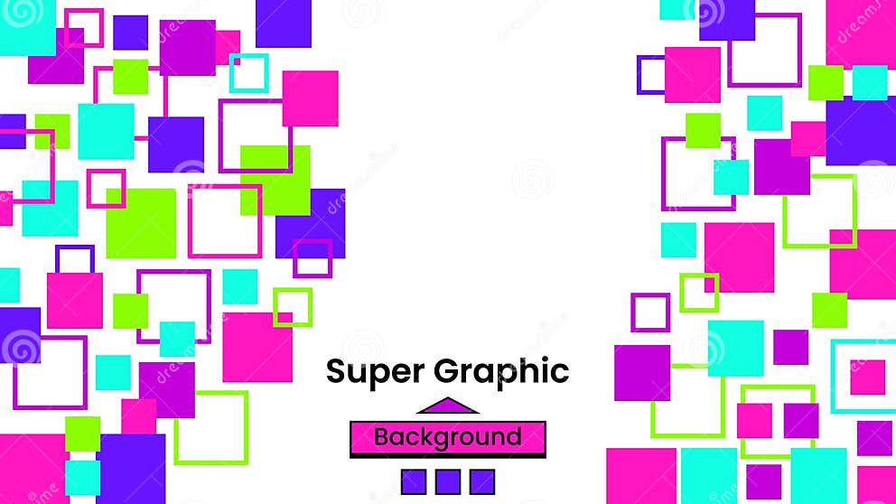 Shape Template Geometric Abstract Background Super Graphic Vector Image ...