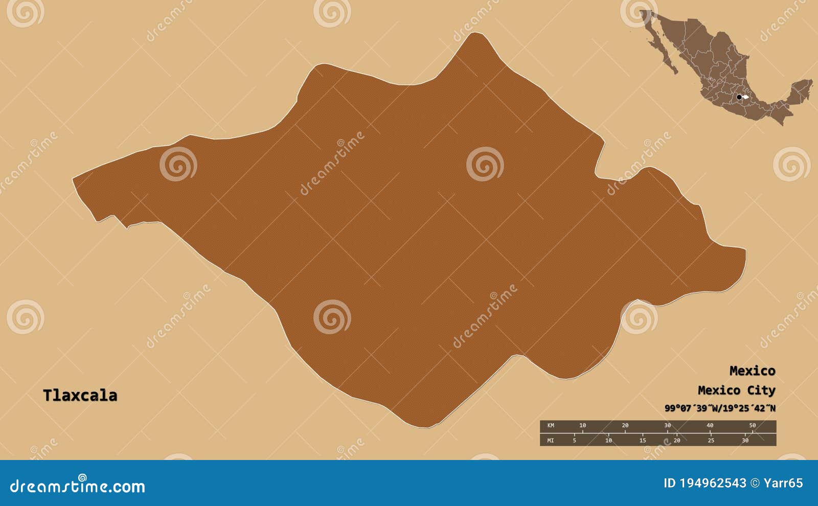 Tlaxcala, State of Mexico, Zoomed. Pattern Stock Illustration ...