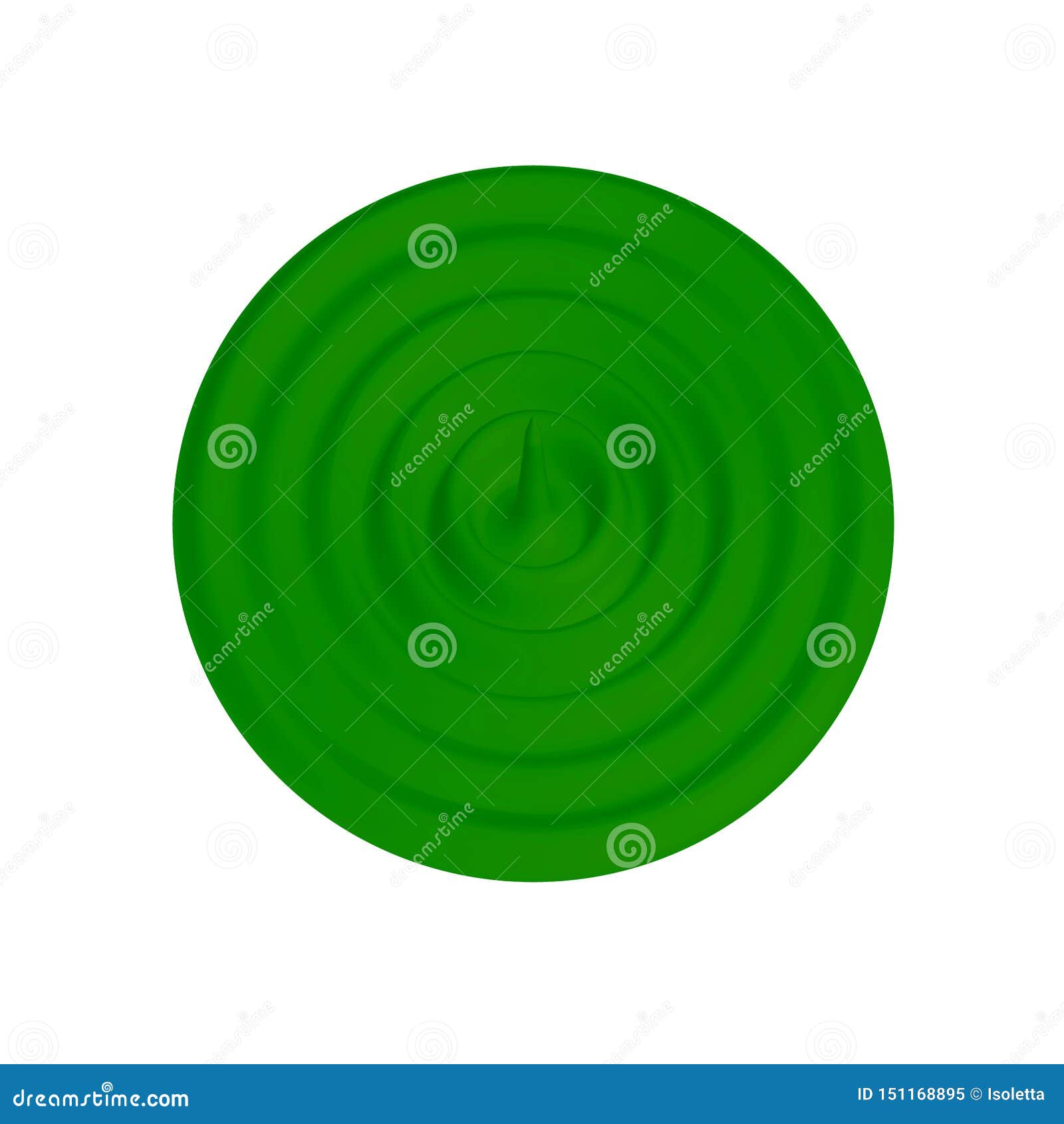 Shape of Twisted Lines in Circle. Abstract Illustration. Technology ...