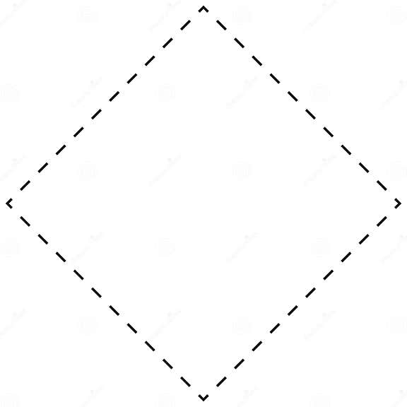Rhombus Frame, Rhombus Shapes, Kite Shape, Pyramid, Triangle Stock ...