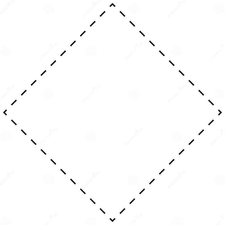 Rhombus Frame, Rhombus Shapes, Kite Shape, Pyramid, Triangle Stock ...