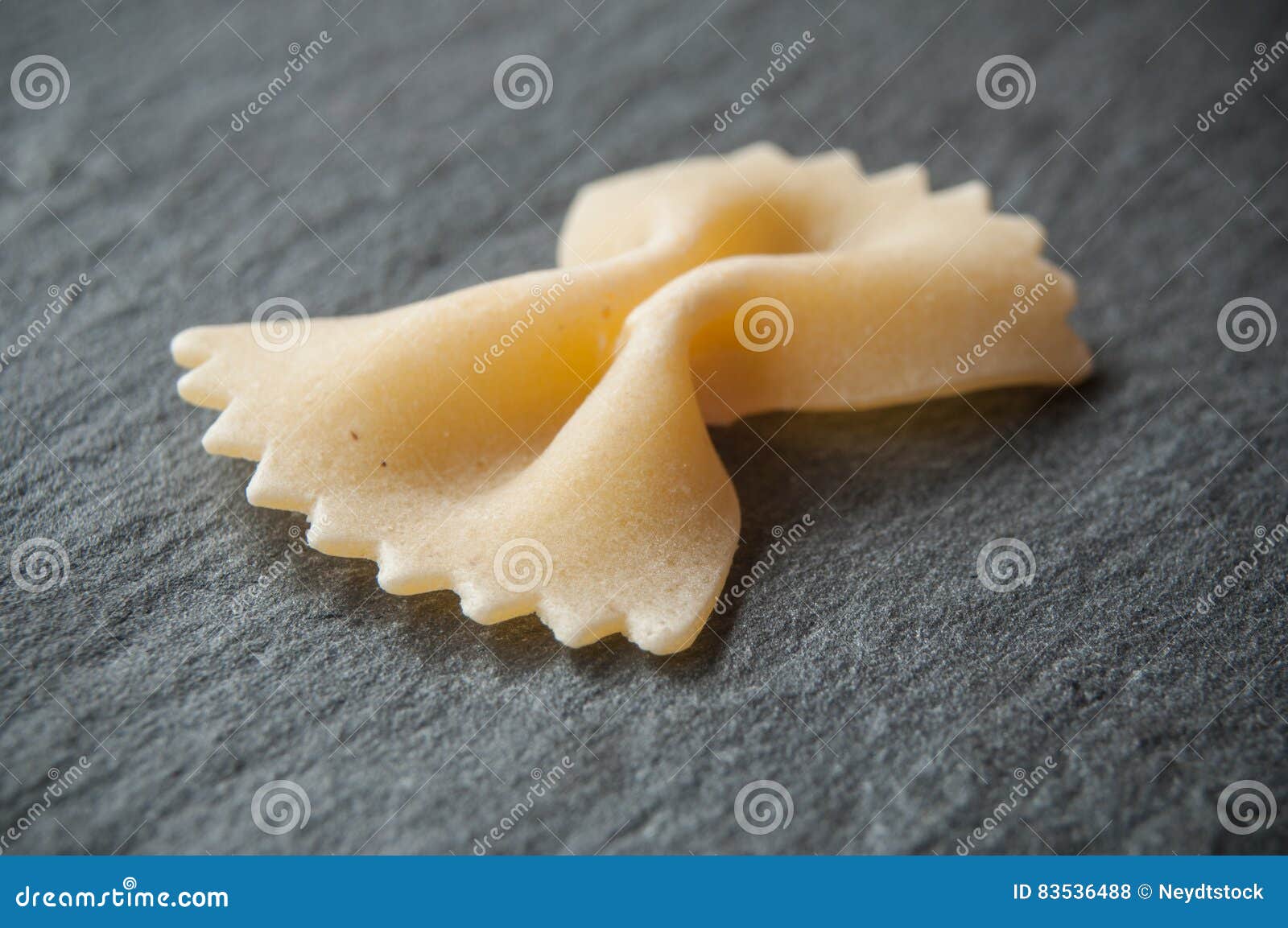 Shaped Butterfly Pasta on Chalkboard Background Stock Photo - Image of ...