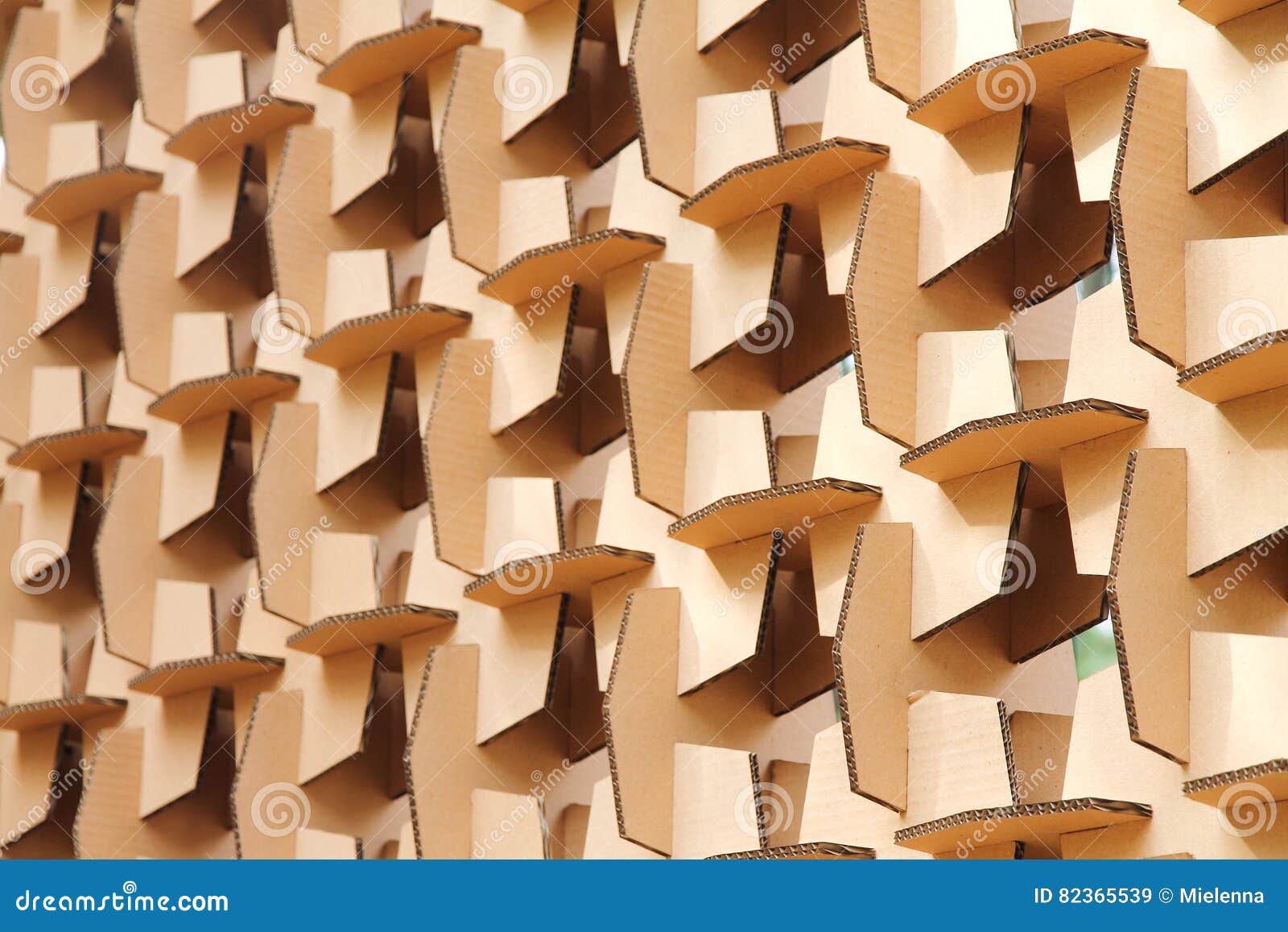Shaped cardboard stock image. Image of corrugated, construction - 82365539