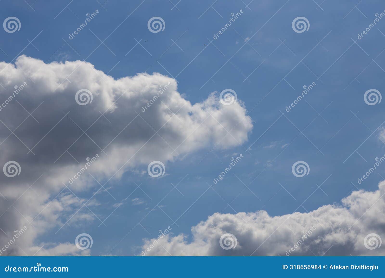 Shaped Clouds in the Sky stock photo. Image of azure - 318656984