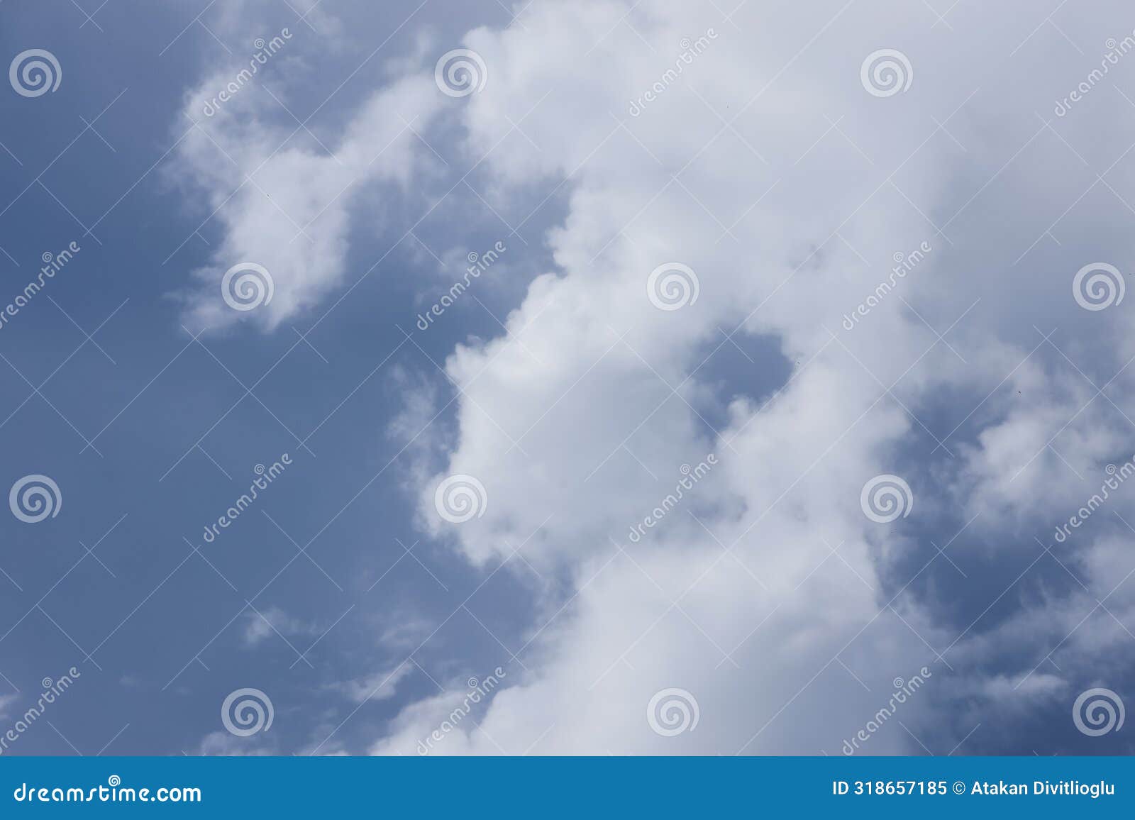 Shaped Clouds in the Sky stock image. Image of abstract - 318657185