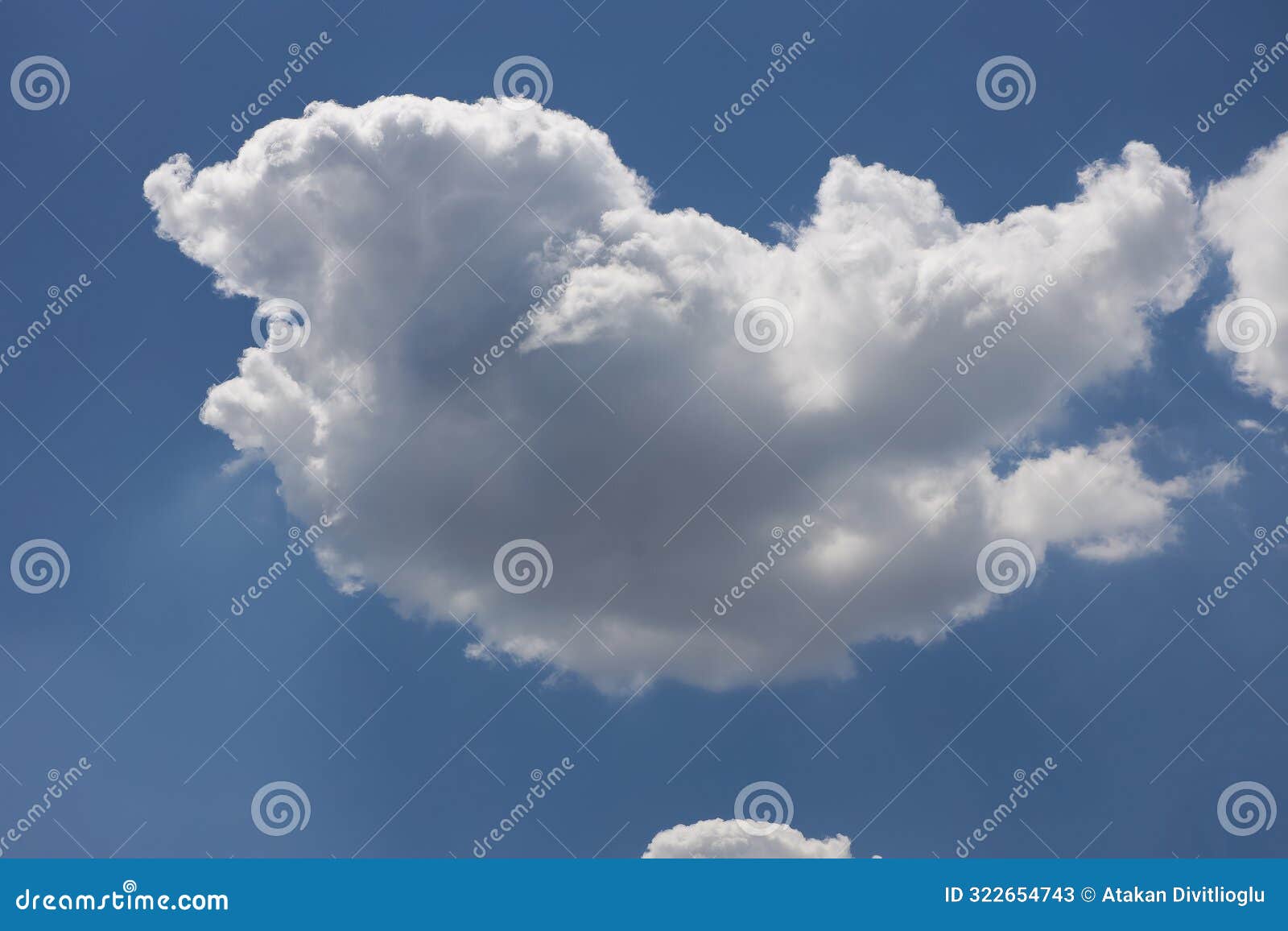 Shaped Clouds in the Sky stock image. Image of sunlight - 322654743