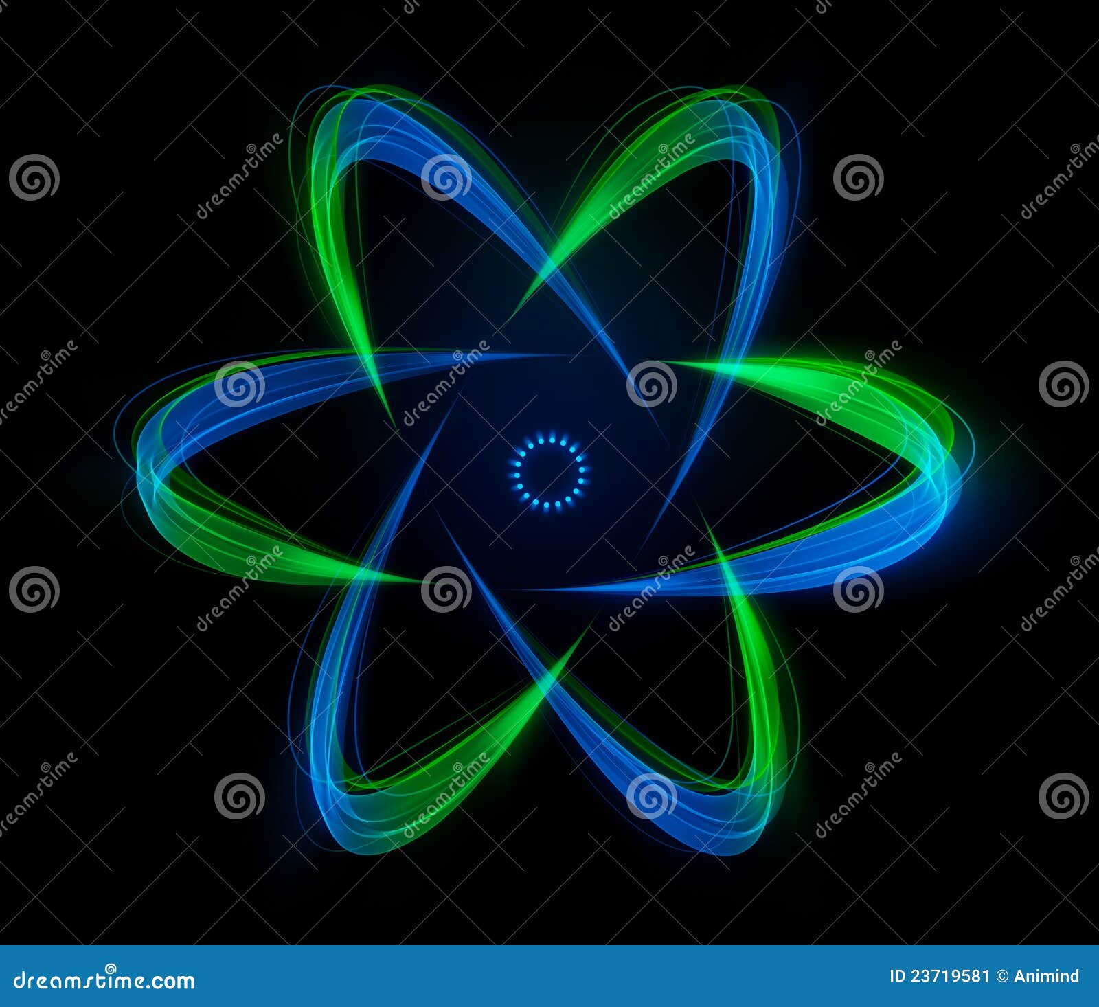 Shaped Streaks Of Light - Atomic Energy Royalty-Free Stock Photo ...
