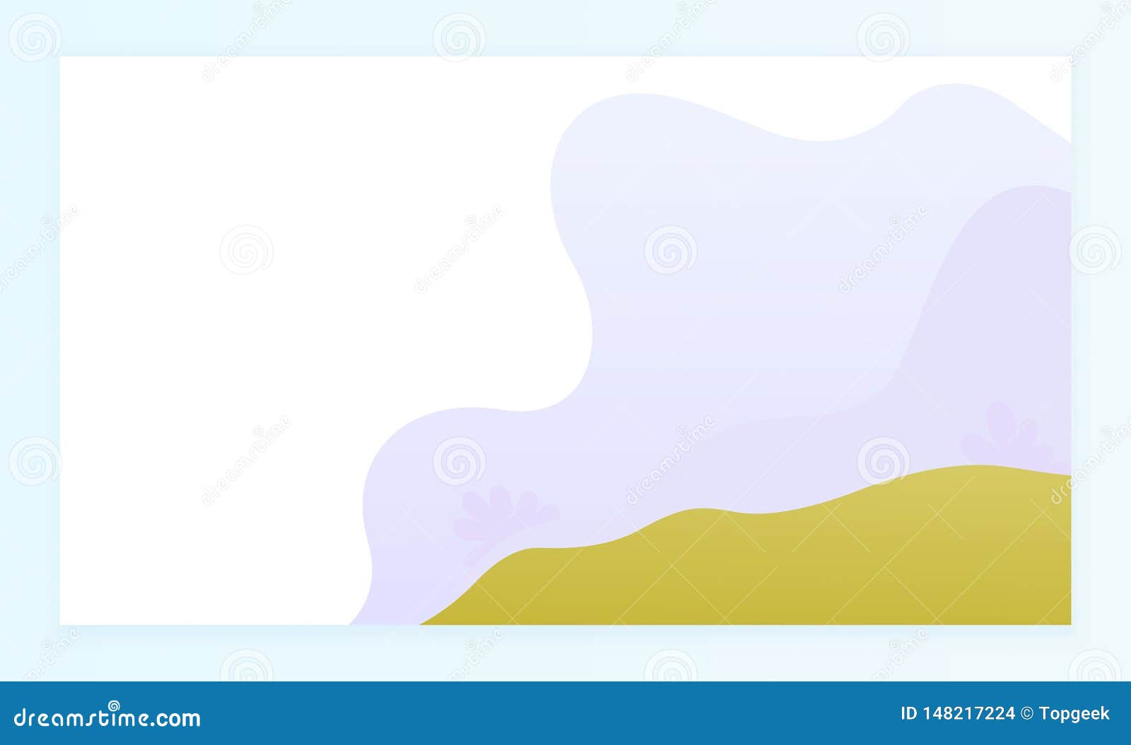 Abstract Design Empty Banner with Colors Vector Stock Vector ...