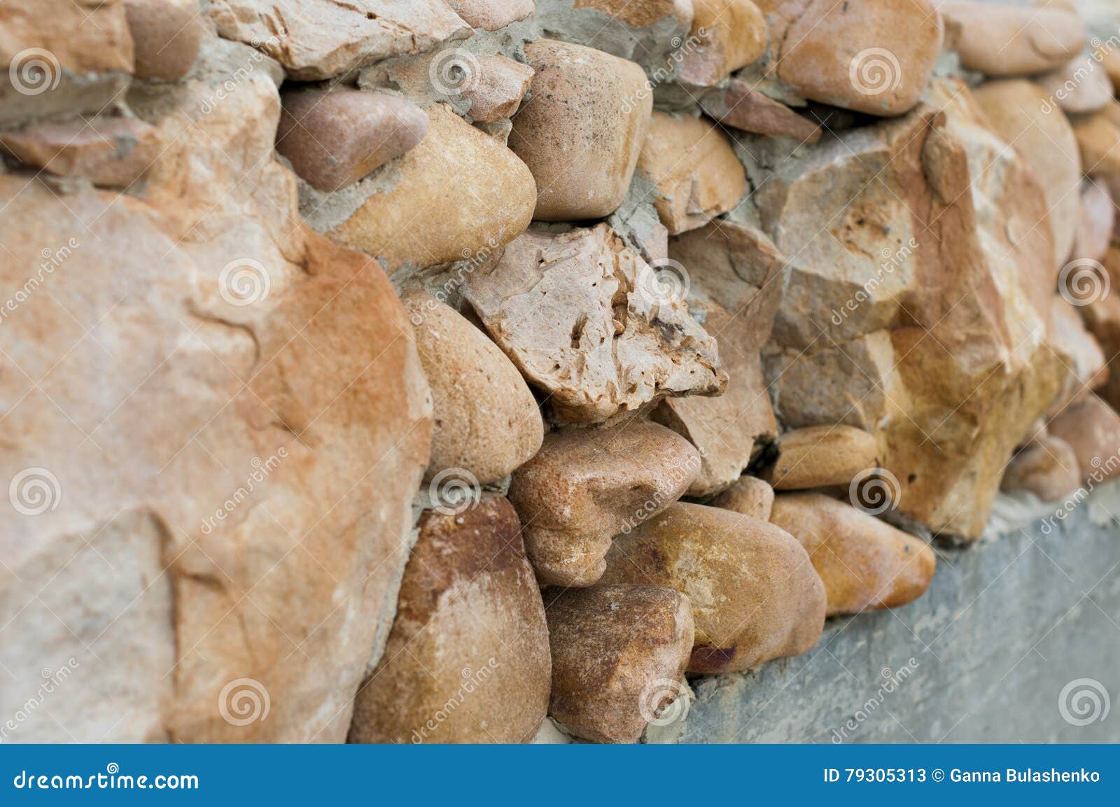 Shapeless stones wall stock image. Image of cobble, backdrop - 79305313