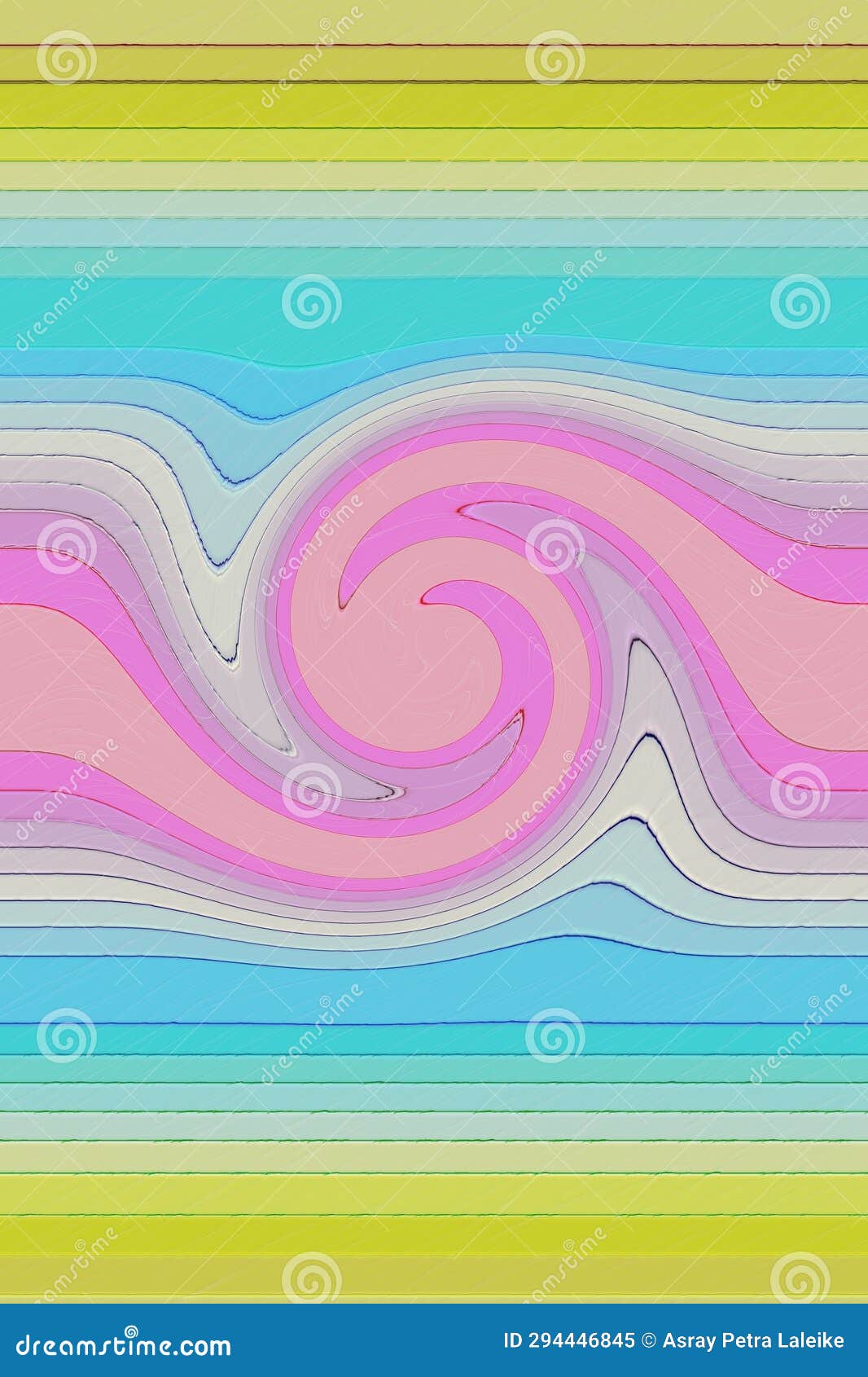 Colors and Shapes, Abstract Computer Art Created Manually Stock ...