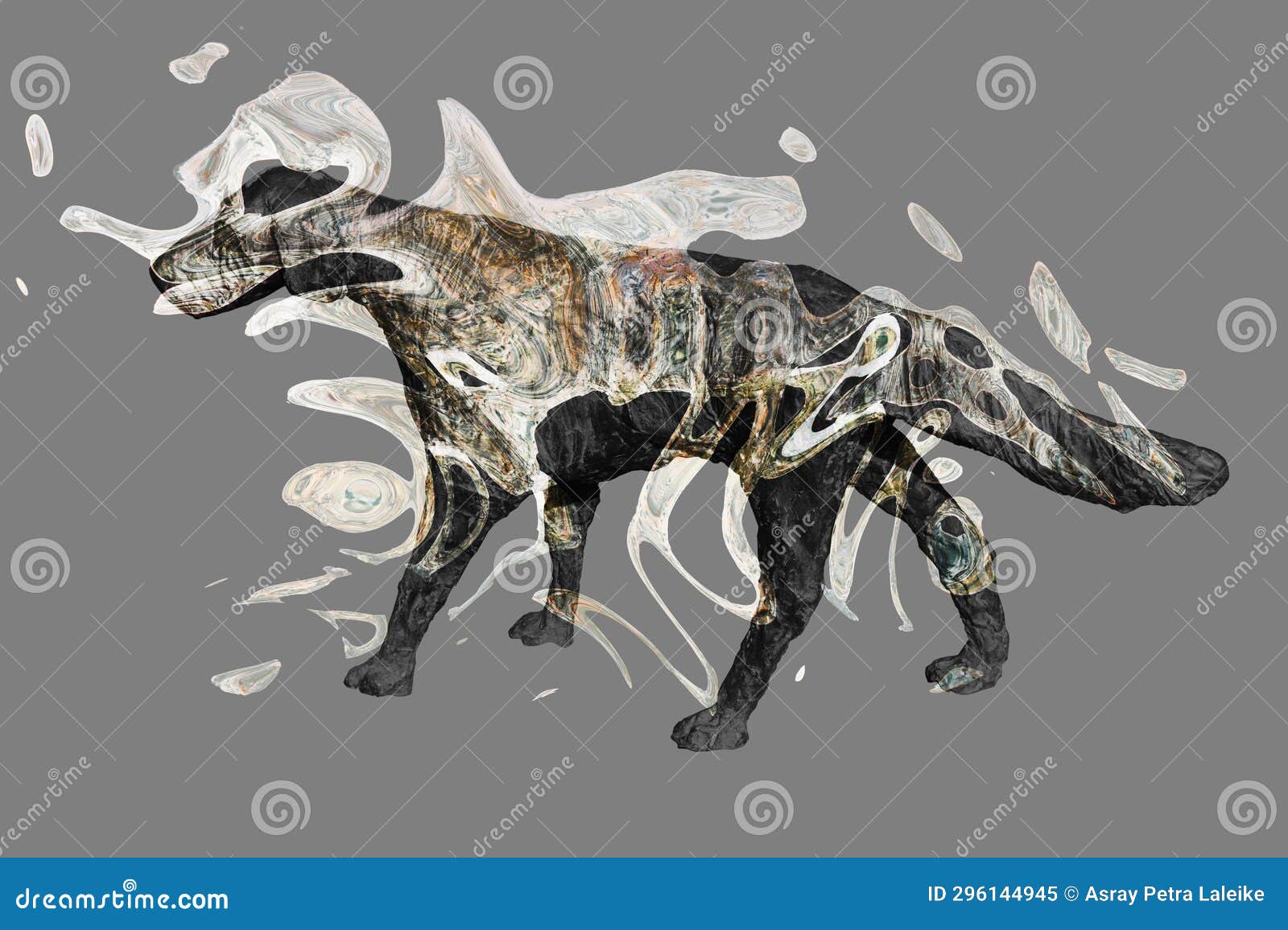 Shapes and Colors, Abstract Computer Art Created Manually Stock ...