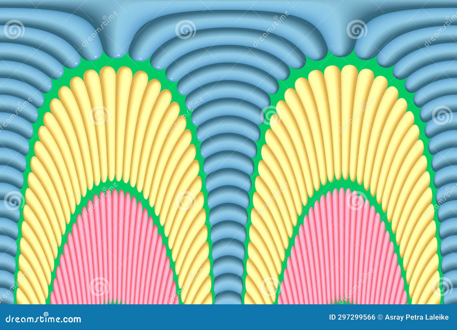 Shapes and Colors, Abstract Computer Art Created Manually Stock ...