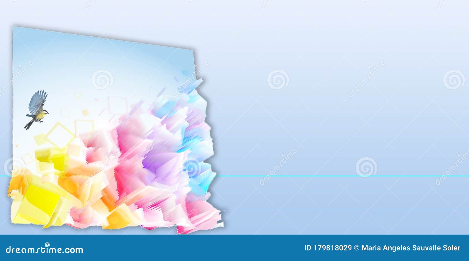 Shapes of colors stock illustration. Illustration of dimensions - 179818029