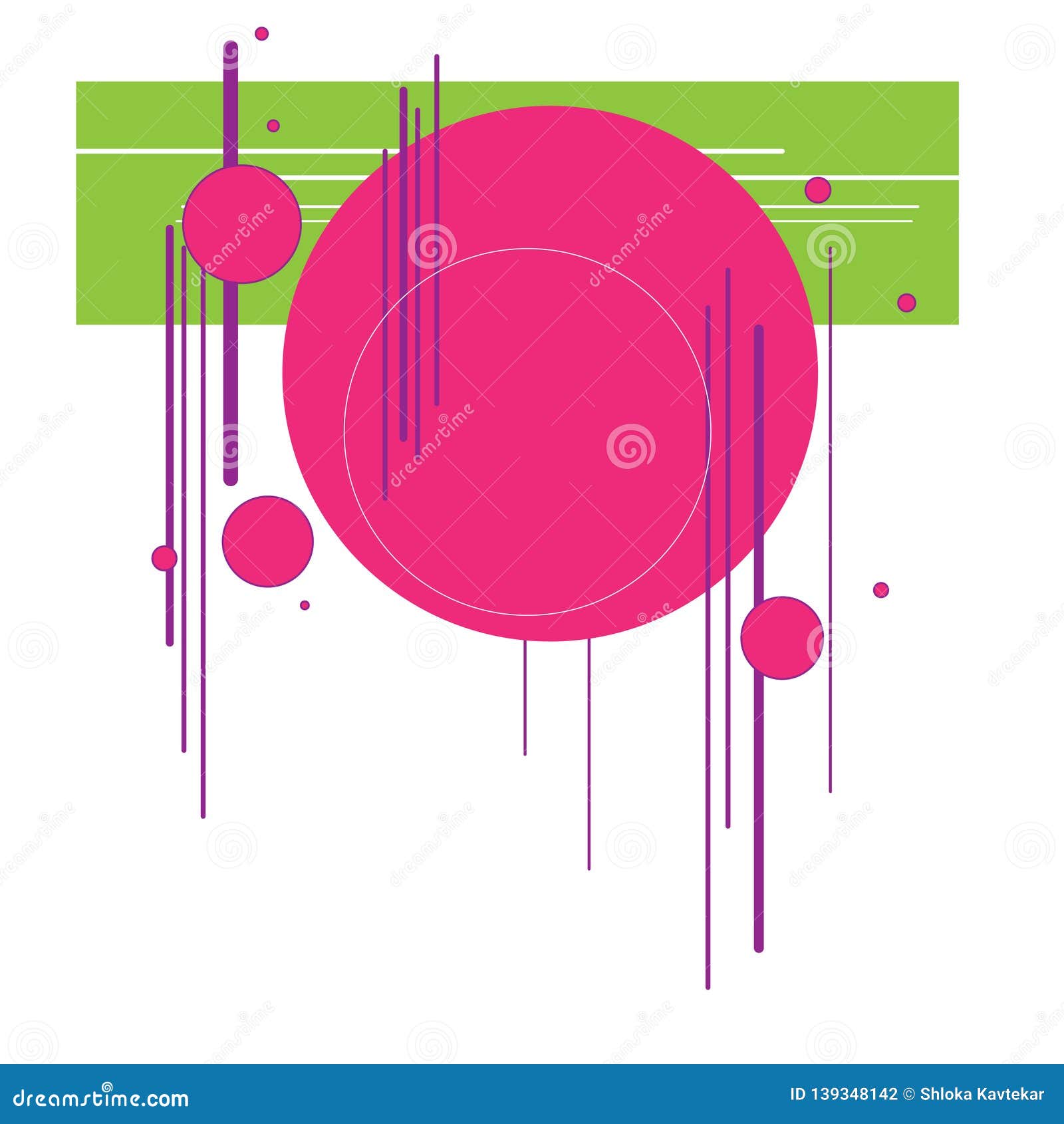 Shapes coming together - 2 stock illustration. Illustration of together ...