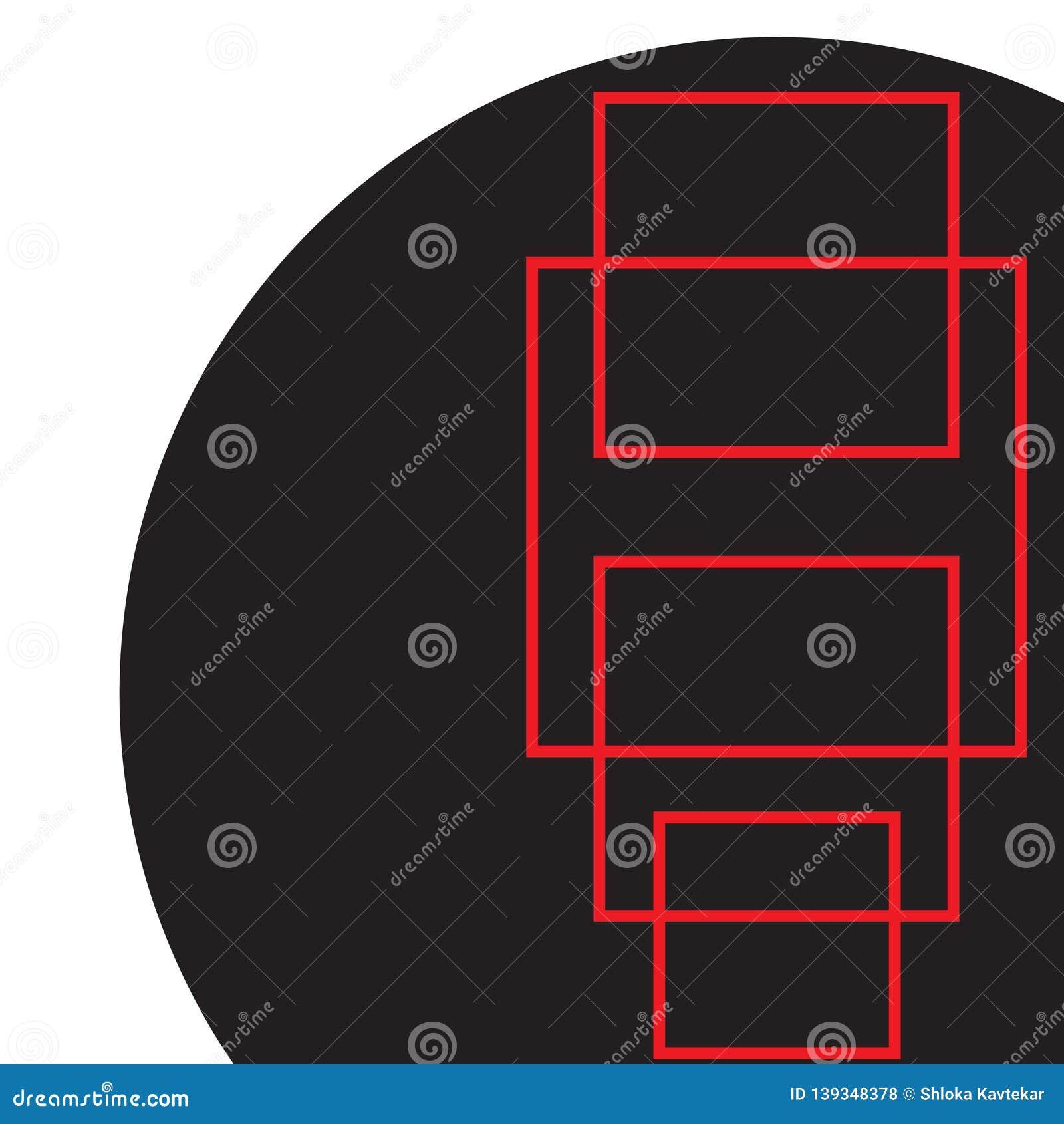 Shapes Coming Together - 22 Stock Illustration - Illustration of vector ...
