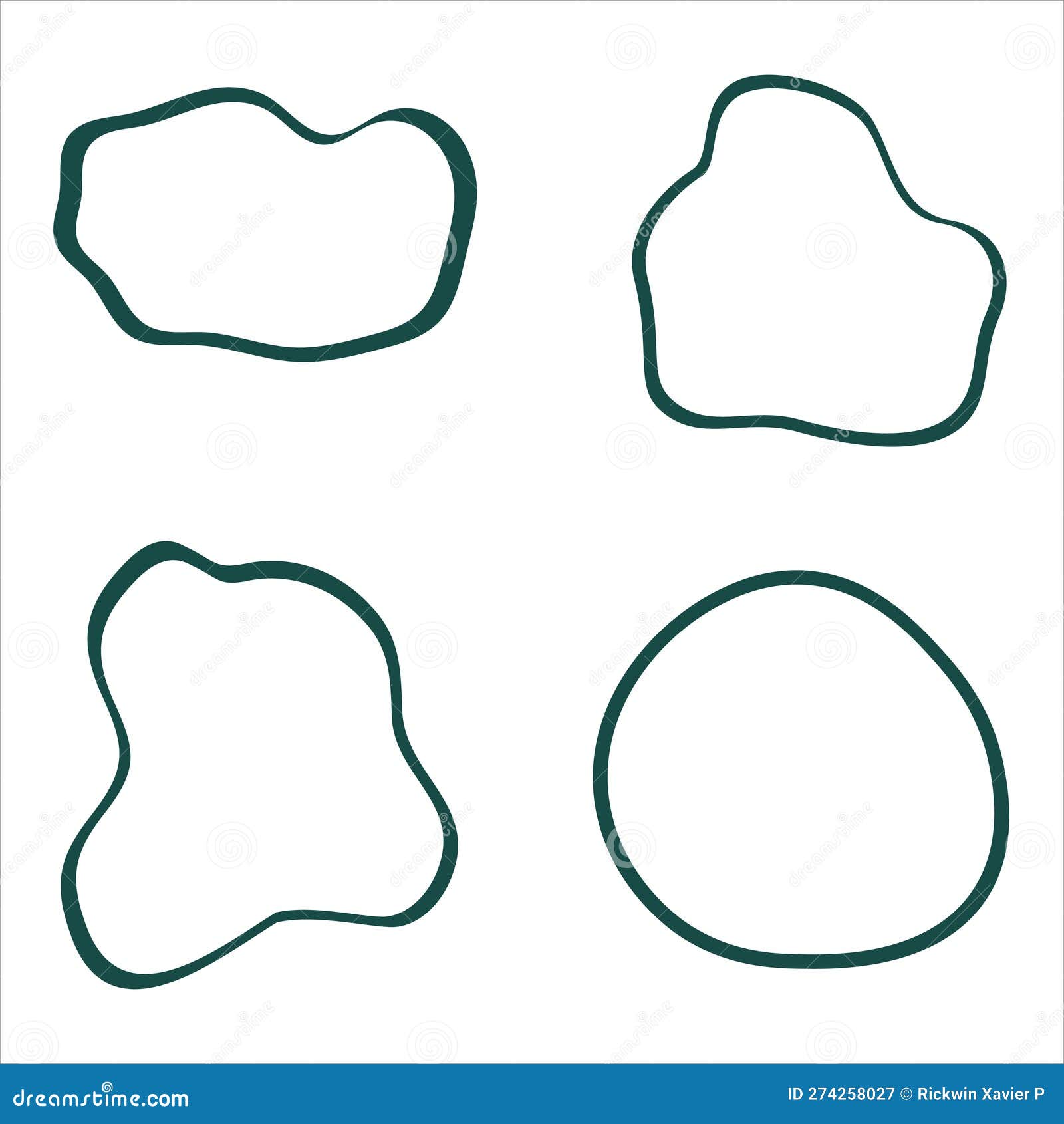 Shapes Design. Colorful Shape Design. Irregular Shape Stock Vector ...