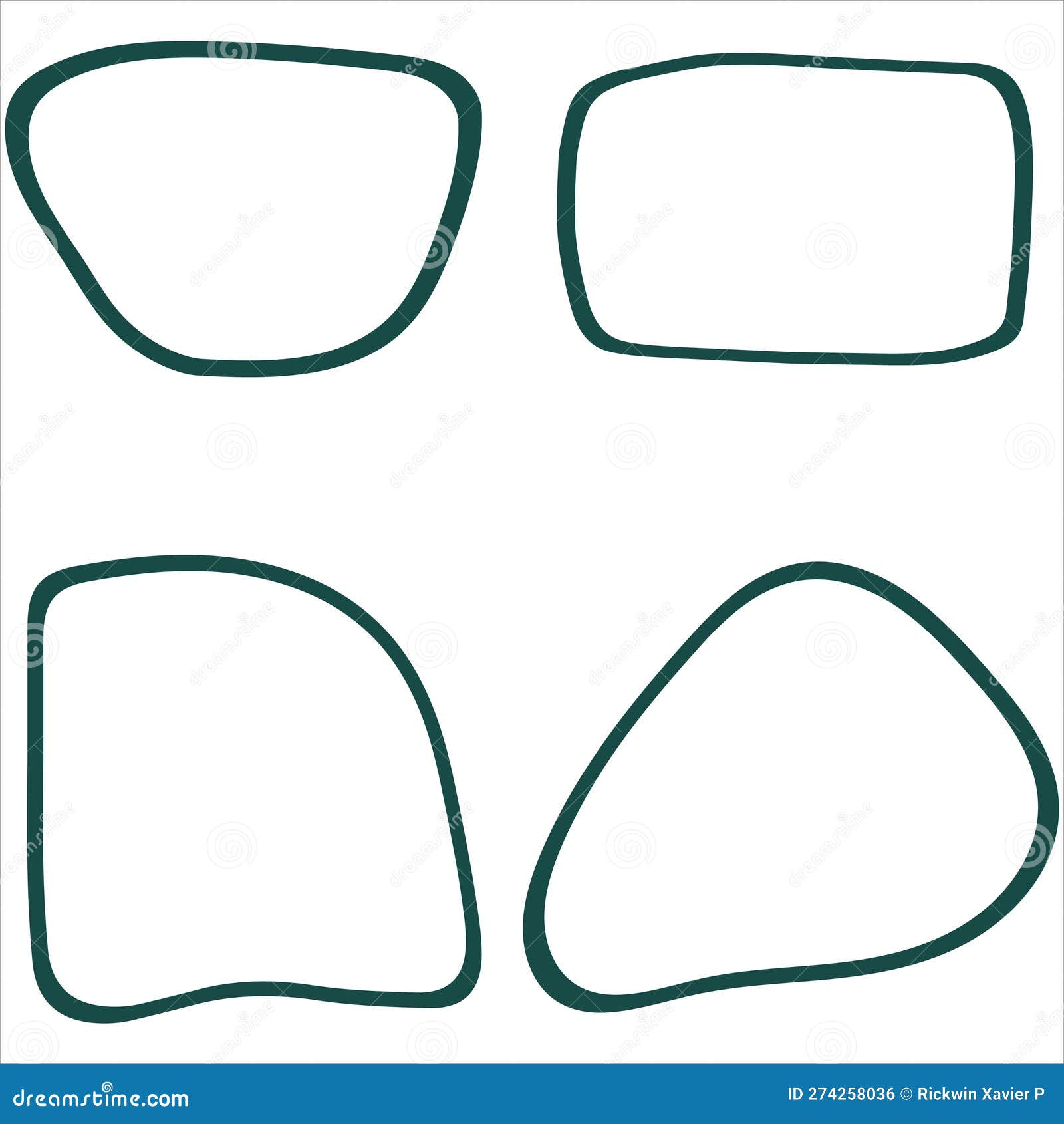 Shapes Design. Colorful Shape Design. Irregular Shape Stock Vector ...