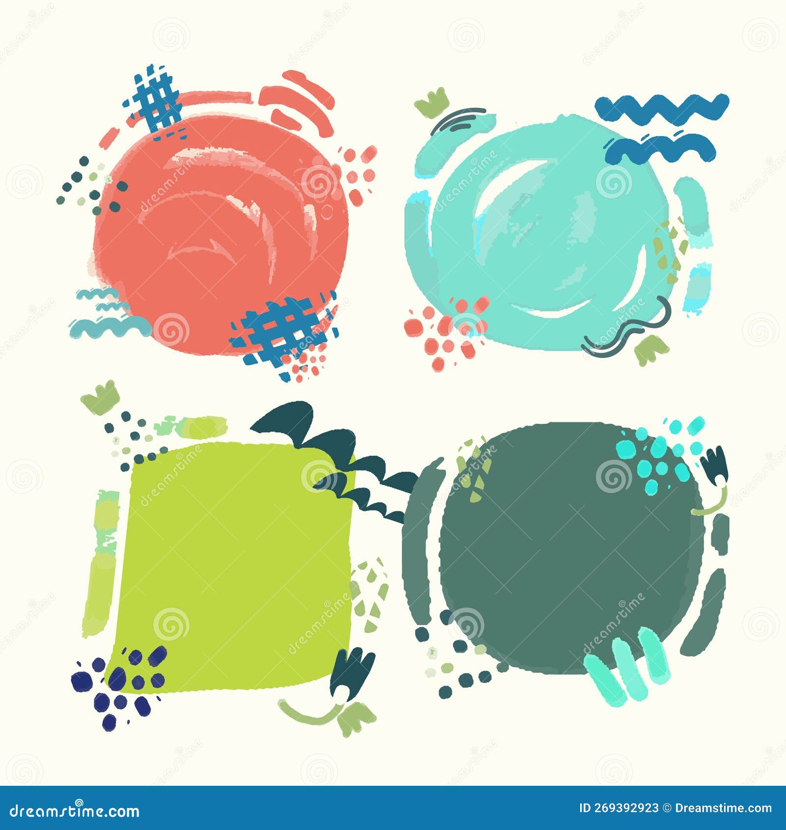 Shapes Design Element Abstract Liquid Gradient Geometric Modern Splash ...