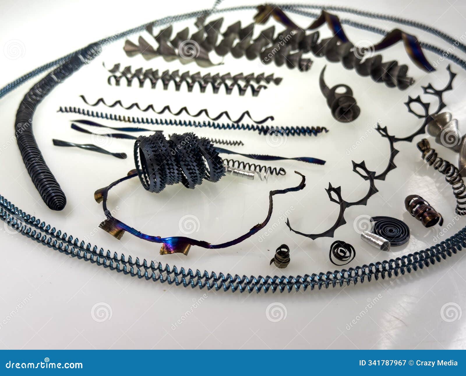 Shapes of Inert Materials Extracted from Metals Processed with a CNC ...