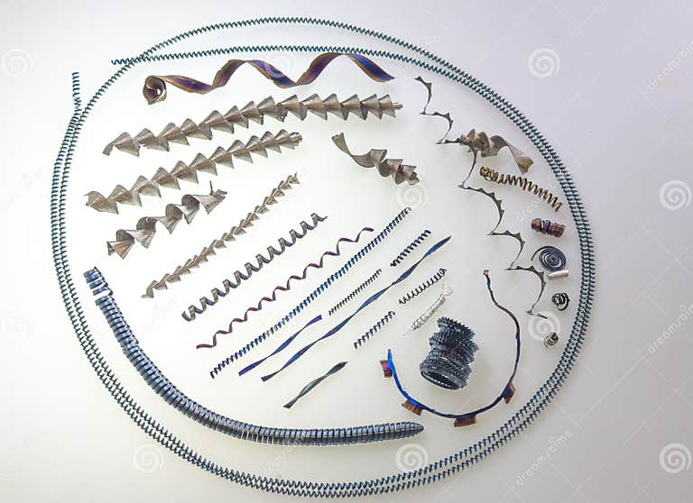 Shapes of Inert Materials Extracted from Metals Processed with a CNC ...